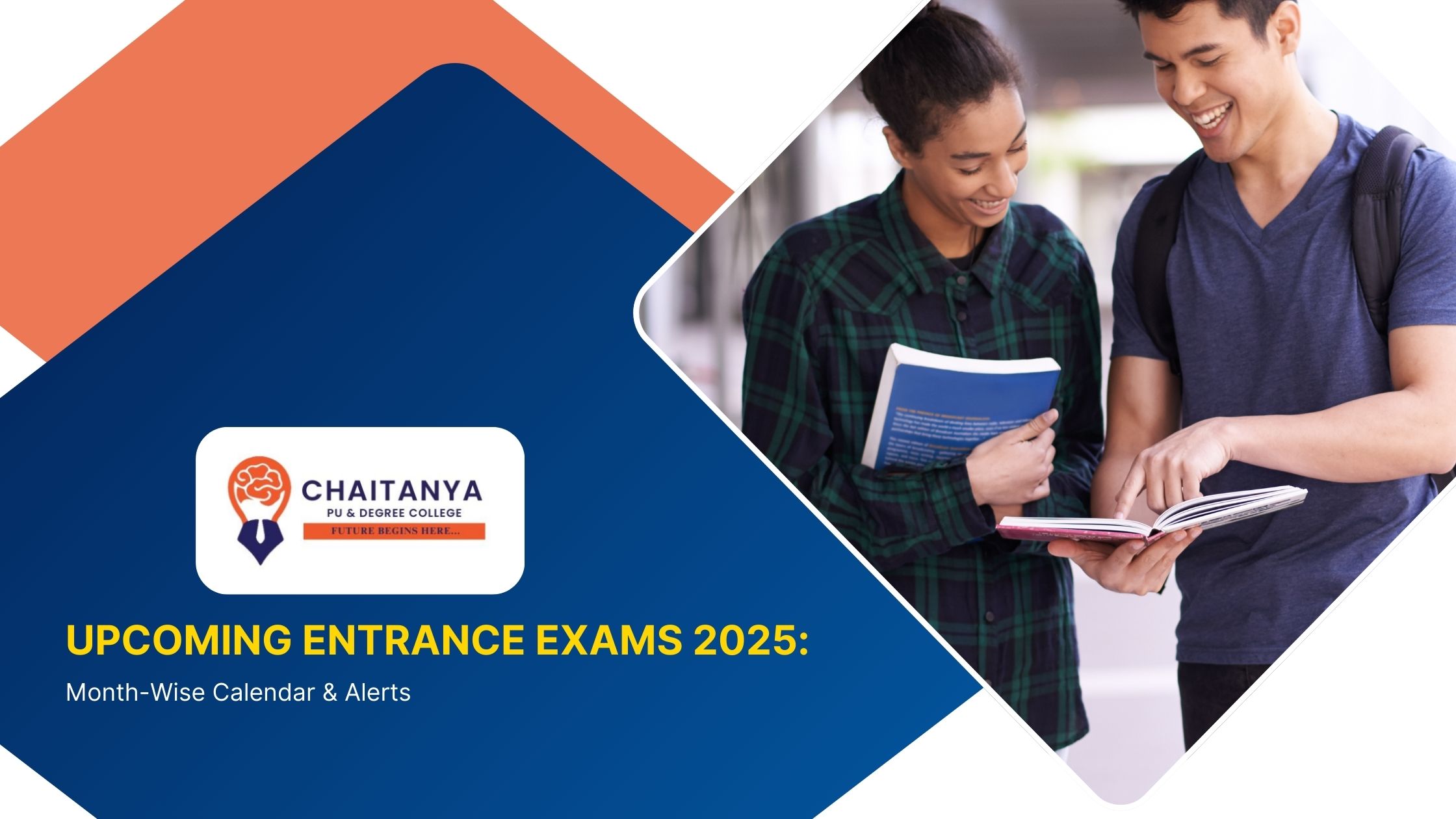 Upcoming Entrance Exams 2025 - Month-Wise Dates | Chaitanya