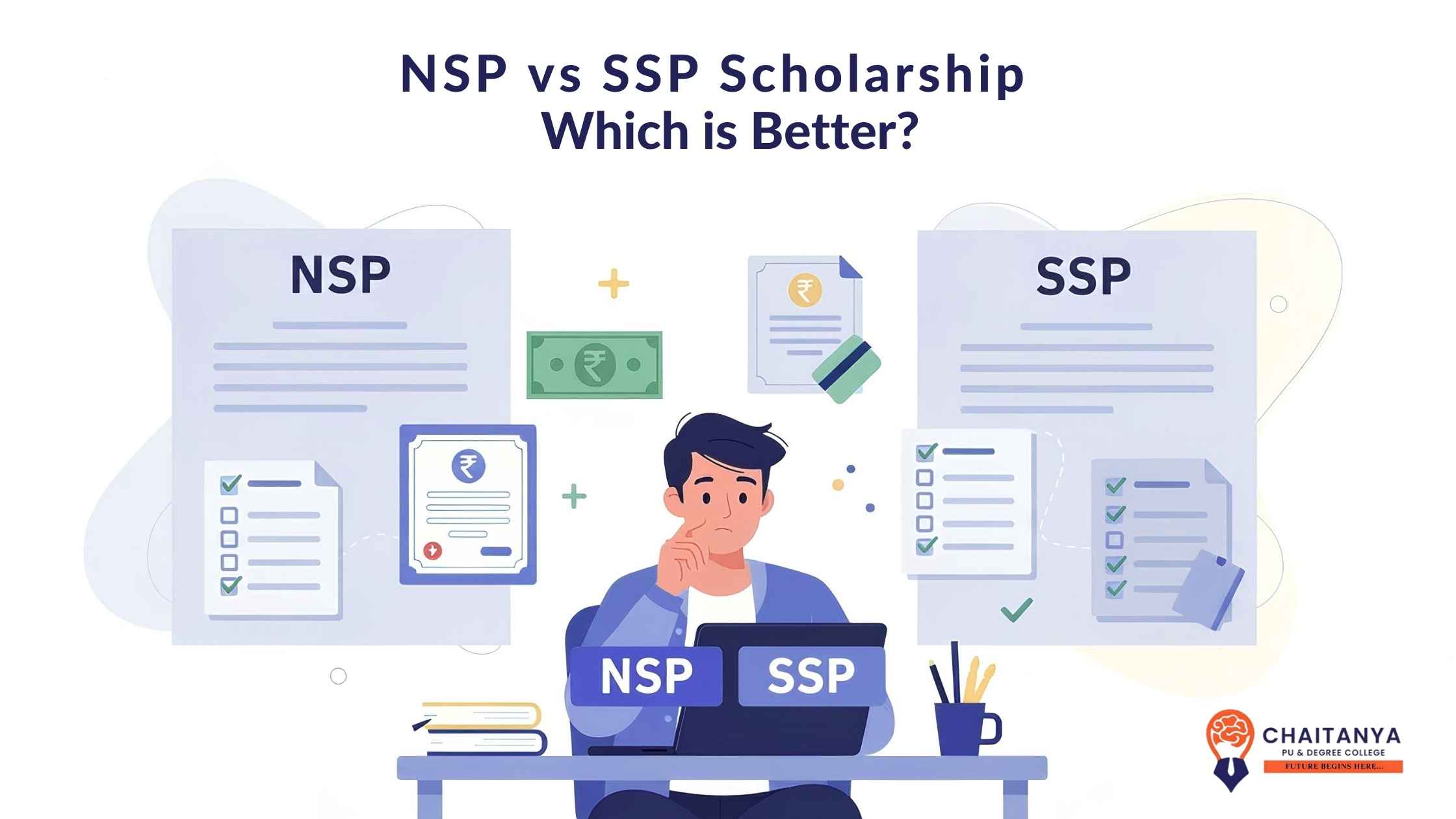 NSP vs SSP Scholarship – Chaitanya College
